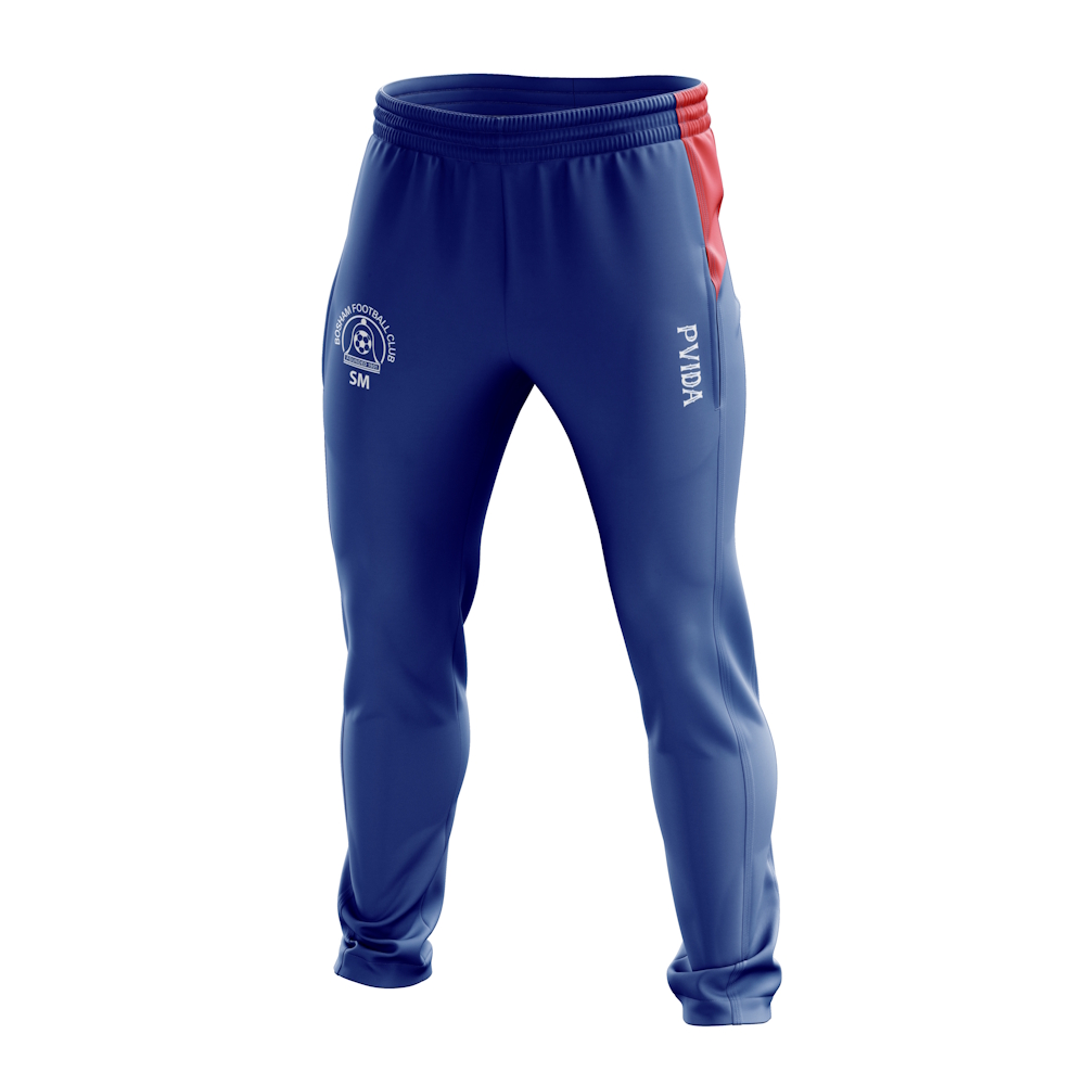 Bosham FC - Activewear Training Bottoms - Blue & Red - Your Club Stash